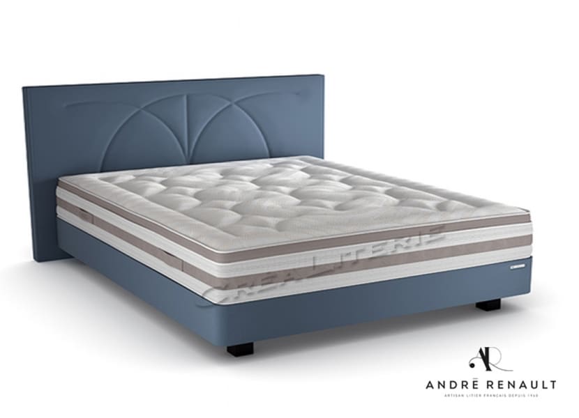 Matelas André Renault Condor 30 cm, ressorts ensachés 7 zones de confort + Elastorem Soja ...