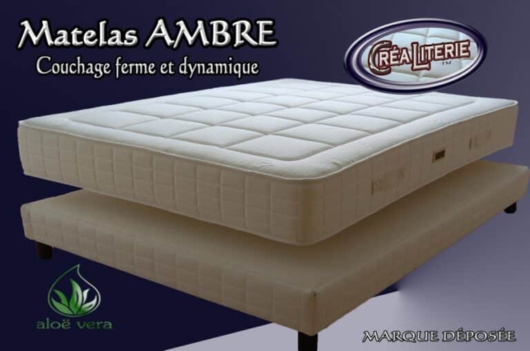 Matelas André Renault Condor 30 cm, ressorts ensachés 7 zones de ...